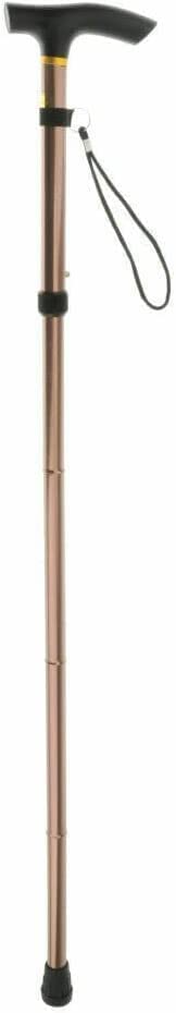 Walking Stick Easy Adjustable Height Folding Extendable Walking Cane ...