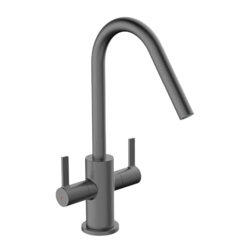 Bristan CSH EFSNK GM Cashew Easyfit Monobloc Sink Mixer Twin Lever Mono ...