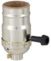 B&P Lamp® Turn-Knob Lamp Socket with 3-Terminal, for Wiring Bottom ...