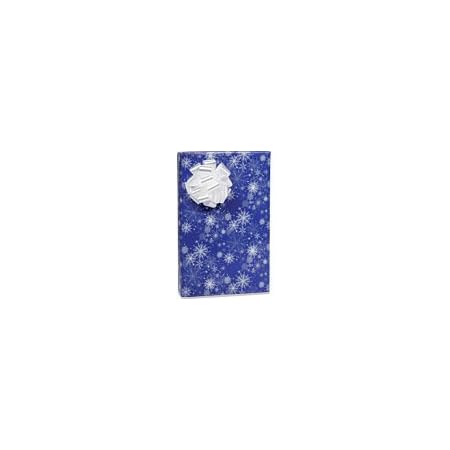 Amazon.com: Snowy Night Snowflake Christmas Holiday Gift Wrap Paper ...