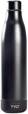 Amazon.com: TYLT Power Bottle 2.0 24oz Stainless Steel Wide Mouth Water Bottle Removable 5700mAh ...