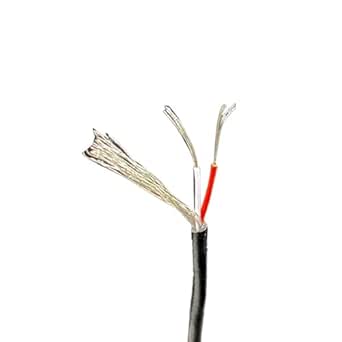 Trunking Solid 10M Tinned Copper Wire, Extra Fine Twisted Shielded Wire, UL2851-32AWG 2 Core 3 ...