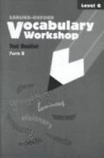 Vocabulary Workshop: Level D, Answer Key to Supplementary Testing ...