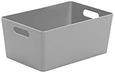 Wham Bam 4.02 Ice White Plastic Studio Storage Baskets Office Home ...