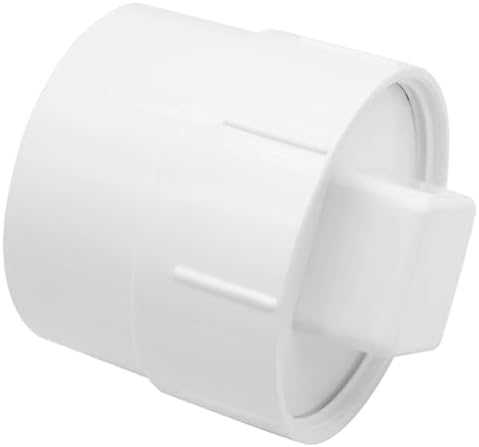Amazon.com: 6 Inch PVC Sewer Cleanout Adapter with Plug Pipe Fitting ...