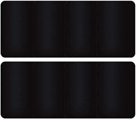 [8 Pack] Magnetic Car Mount Holder Metal Plates, TIQUS 40X58mm Black ...