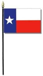 Amazon.com : Texas Miniature Flag (4 in. x 6 in.) : Outdoor Flags ...