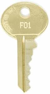 File Cabinet, Desk or Cubicle Replacement Key for Hudson F50 - Amazon.com