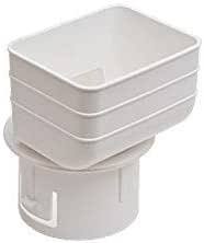 Amazon.com: Gutterworks.com Plastic Universal Downspout to Drain Tile ...