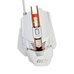 Amazon.in: Buy White Wired Gaming Mouse USB 4000DPI Adjustable Weight ...
