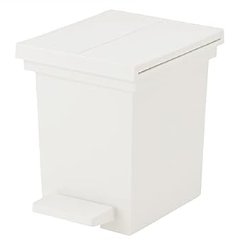 Amazon.co.jp: KEYUCA (ケユカ) arrots ダストボックス SS (3.6L / ふた付き/ペダル式) おしゃれ スリム ゴミ箱 (両開き/小型/袋が見えない ...