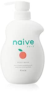 Amazon.com : Naive Body Soap (with peach leaf extract) Jumbo 530mL : Beauty & Personal Care
