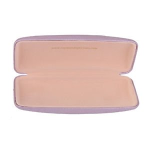 Purple Classic Portable Spectacles Eyewear Cover Hard Case Holder Carry ...