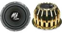 MA Audio Subwoofers de Cesta Dorada fundida a presión de Alto ...