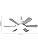 YSINOBEAR Ceiling Fan Light,E27 Fan Lights with Remote Control,Dimmable ...