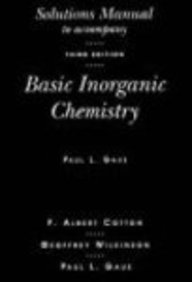 Buy Basic Inorganic Chemistry, Solutions Manual Book Online at Low ...