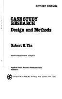 Case Study Research: Design and Methods (Applied Social Research ...