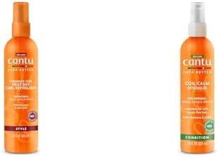 Amazon.com : Cantu Comeback Curl Revitalizer Mist 12 oz & Coil Calm ...