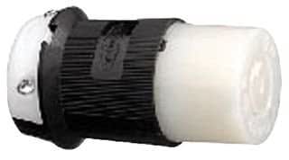 HUBBELL WIRING DEVICES HBL2313 Power Entry Conn, RCPT, 2P3W, 20A 125V ...