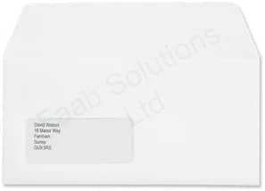 Amazon.com : Croxley Script Envelopes Wallet Peal and Seal Window Pure ...