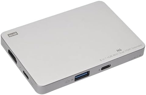 Amazon.com: BOSII H4 Laptop Screen Extension - 8 in 1 HUB with Dual ...