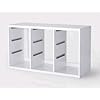 Amazon.com - Brightroom Triple Opening Sliding Bin Cube White