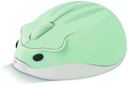 Amazon.com: Wireless Mouse Cute Hamster Shape Less Noice Portable ...