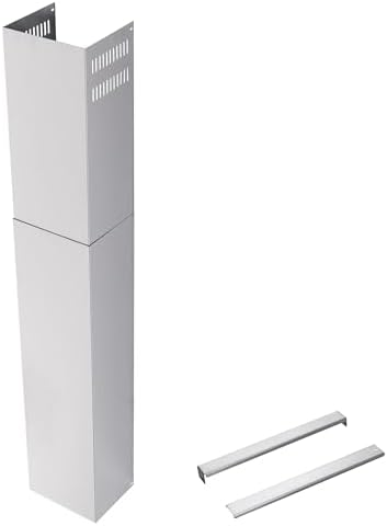 Amazon.com: Kitchen Vent Hood Extension Stainless Steel Wall Mount ...