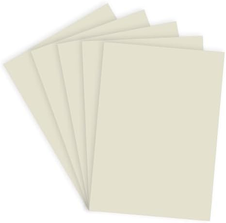 Lakeer A4 Color Paper 20 Sheets (Cream) Premium Colour 180 GSM Pack for ...