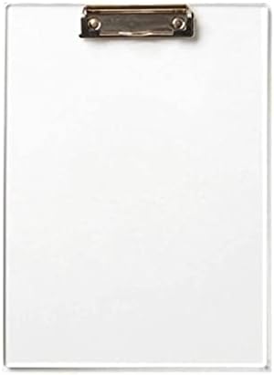 Mrinita Transparent Acrylic Paper Writing Clipboard - Durable Exam ...
