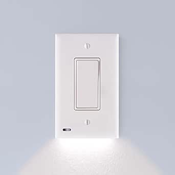 SnapPower 10 Pack SwitchLight - LED Night Light - for Single-Pole Light ...