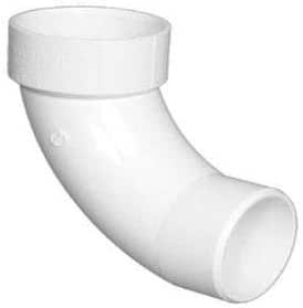 Plastic DWV Long Sweep Street Elbow 90 Degree, 4 inch, 90 Degree, PVC ...