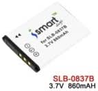 Amazon.com: SLB-0837B 3.7V 860mAh rechargeable lithium battery ...