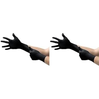 MICROFLEX MidKnight MK-296 & Onyx N64 Disposable Nitrile Gloves for ...