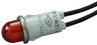 Wamco Lamp, Incandescent Indicator, 12V, 80Ma, Wire Leaded - WL-1090A1 ...