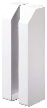 Buy RS Pro PVC 70 x 20mm Cable Trunking End Cap Skirting Left End Cap ...