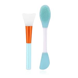 Amazon.com: Silicone Face Mask Spatula, 2 Pcs Flexible Facial Mud Mask ...