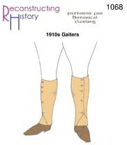 Amazon.com: 1910s Gaiters or Spatterdashes Pattern : Arts, Crafts & Sewing