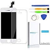 Screen Replacement for iPhone SE/5S/5SE White LCD Display Touch Screen ...