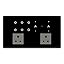 IOTICS Smart Wifi Switch Board: 6 x Switch, 2 Fan & 2 Smart Plug Module ...