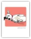 Amazon.com : Paper Russells Grrreen Single Note Card - Russell Belly up ...
