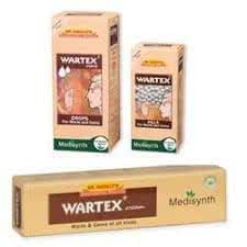 Medisynth Wartex Forte Drop 30ml + Medisynth Wartex Cream 25g - Combo ...