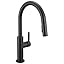 Delta Nicoli Brushed Nickel Kitchen Faucet with Pull Down Sprayer ...