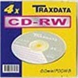 1 x TRAXDATA SILVER CD-RW 4xSpeed CD-REWRITABLE, factory sealed in ...