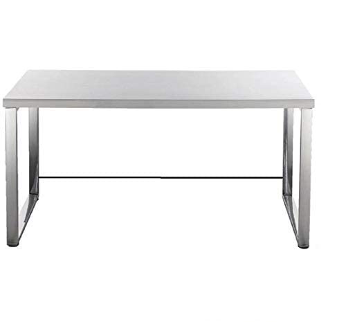 DG DEXAGLOBAL Steel Metal Meeting Table Rectangular (4 x 2 Foot TOP ...