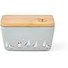 Cooksmart Butter Dish with Lid | Large Ceramic Butter Dish for All ...