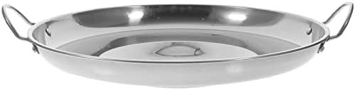 Amazon.com: Mexican Style 11.5" Stainless Steel Flat Circle Fry Pan ...