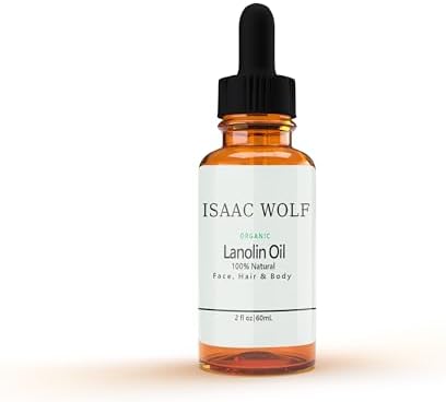 Amazon.com: ISAAC WOLF Organic Lanolin Oil for Face, Hair & Body 100% ...