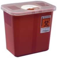 Amazon.com: Multi-Purpose Sharps Container with Hinged Rotor Lid 3 ...