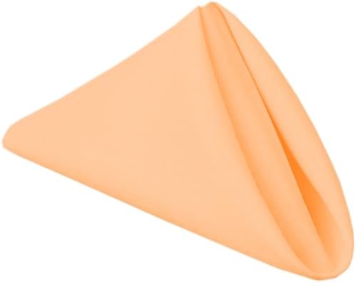 Amazon.com: PLOYMONO Peach Fuzz Heavy Duty Cloth Napkins - 17 x 17 Inch ...
